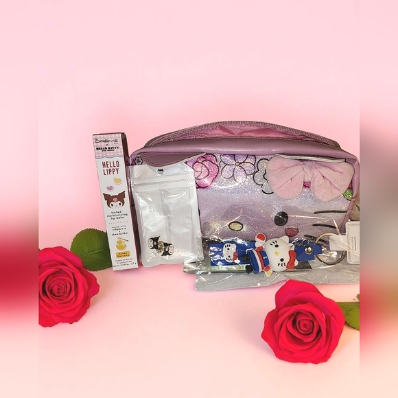 Hello Kitty | Accessories | Hello Kitty Pink Glitter Bundle Set | Poshmark